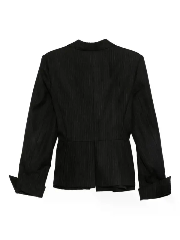 Dior 2000s Pinstriped Bar Blazer