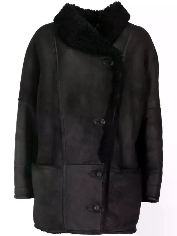A.N.G.E.L.O. VINTAGE CULT 1980s Shearling-trim Coat