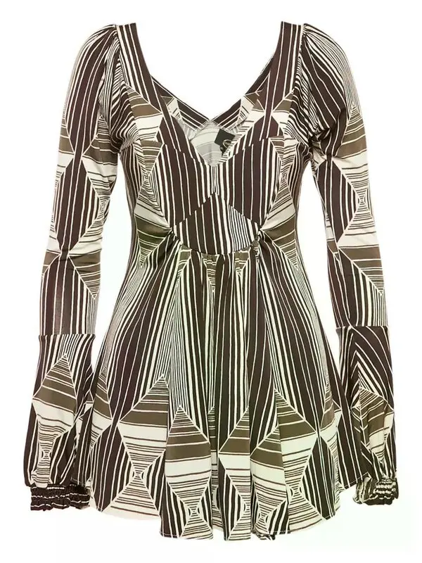 Just Cavalli Geometric Stripe Top