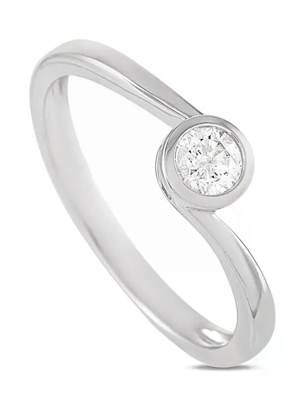 LB EXCLUSIVE 14k Gold Diamond Ring - White