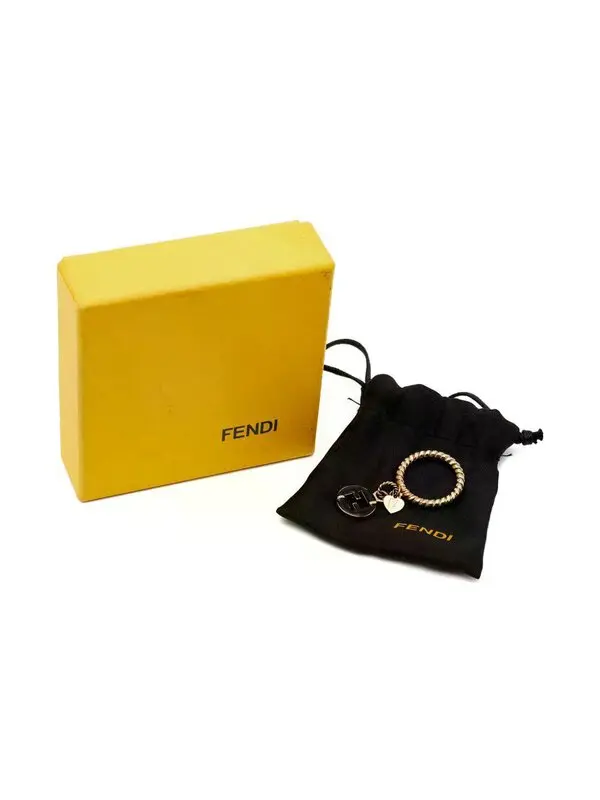 Fendi Twisted Band Charm Ring