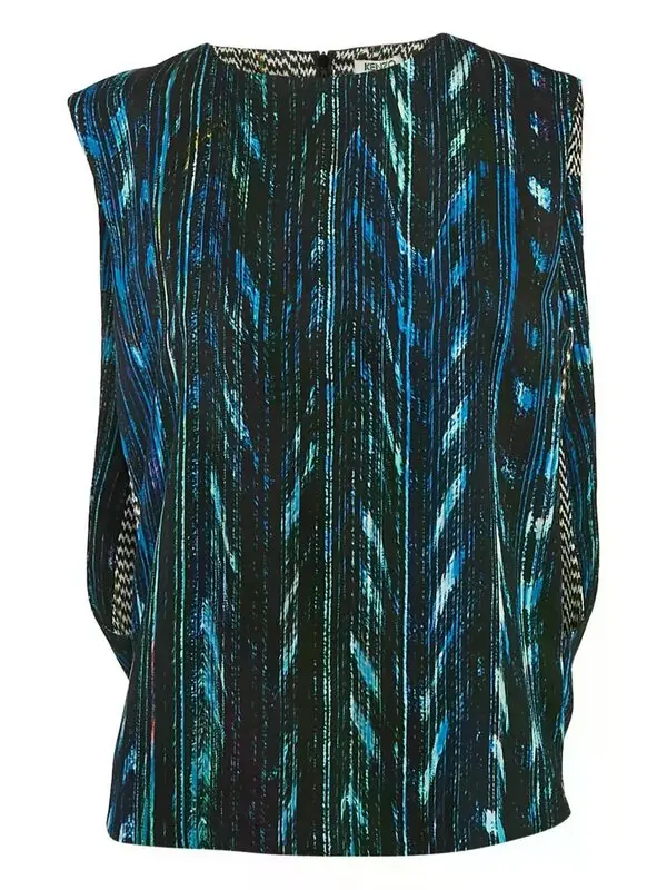 Kenzo Patterned Sleeveless Vest