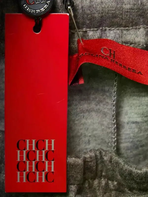 Carolina Herrera Vintage Drawstring Cuffed Trousers