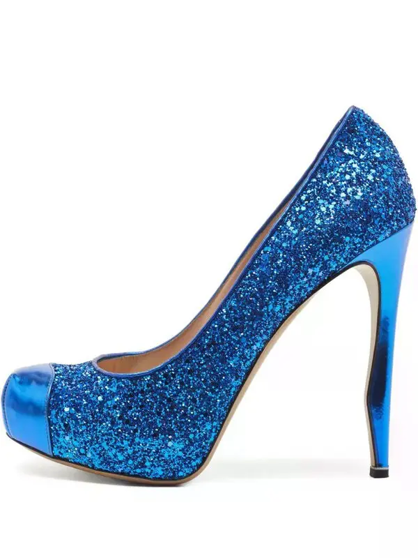NICHOLAS KIRKWOOD 120mm Glitter-embellished Platform Pumps