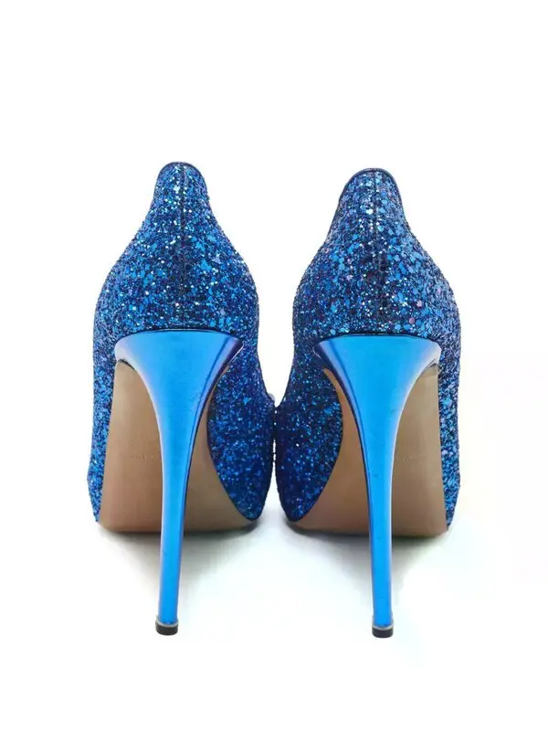 NICHOLAS KIRKWOOD 120mm Glitter-embellished Platform Pumps