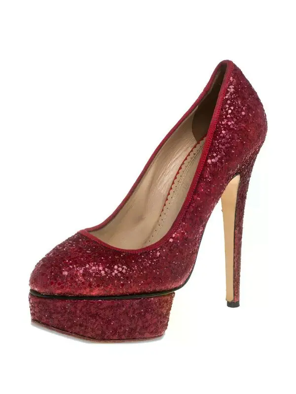CHARLOTTE OLYMPIA 145mm Priscilla Pumps - Red