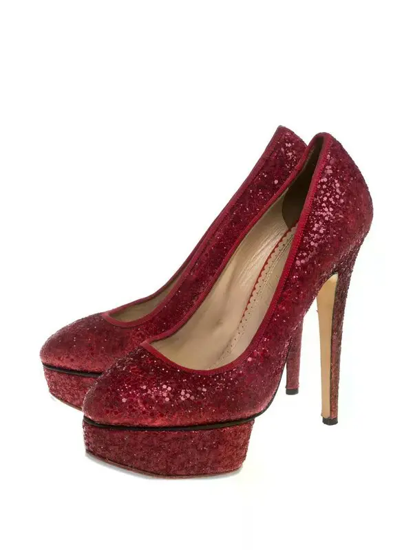 CHARLOTTE OLYMPIA 145mm Priscilla Pumps - Red