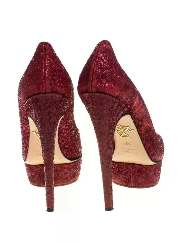 CHARLOTTE OLYMPIA 145mm Priscilla Pumps - Red
