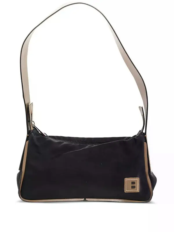 Bally Leather Trim Shoulder Bag