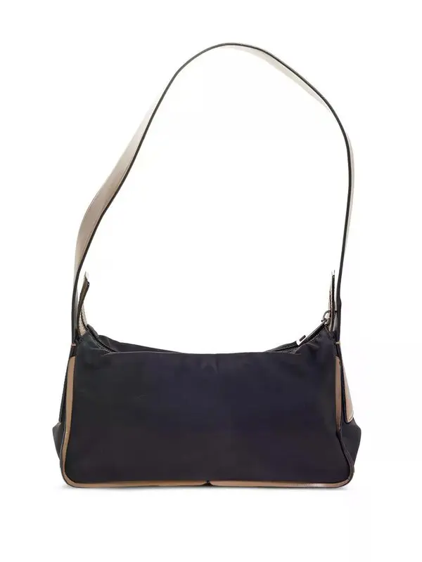 Bally Leather Trim Shoulder Bag
