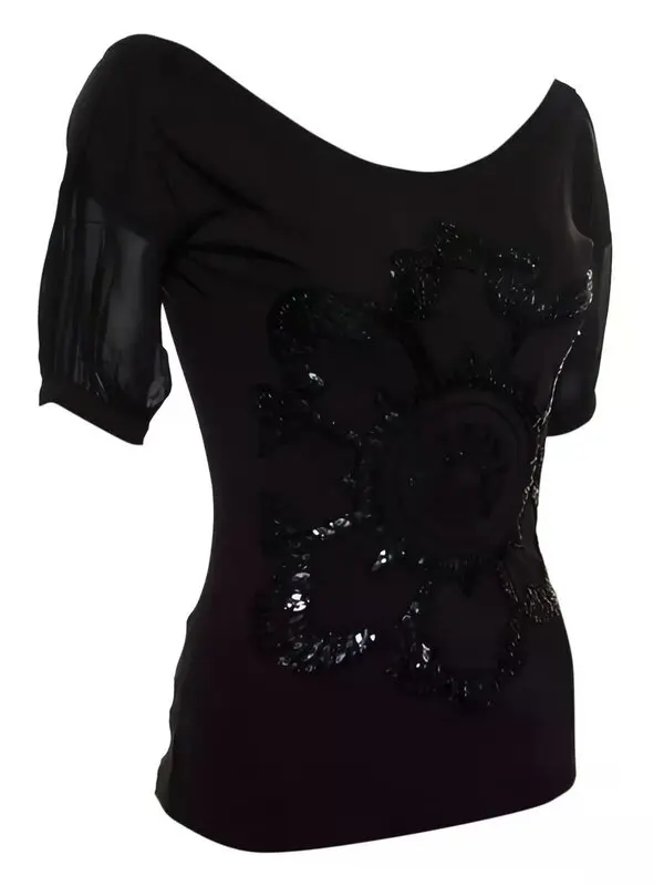 Gianfranco Ferre Sequin-embellished Top
