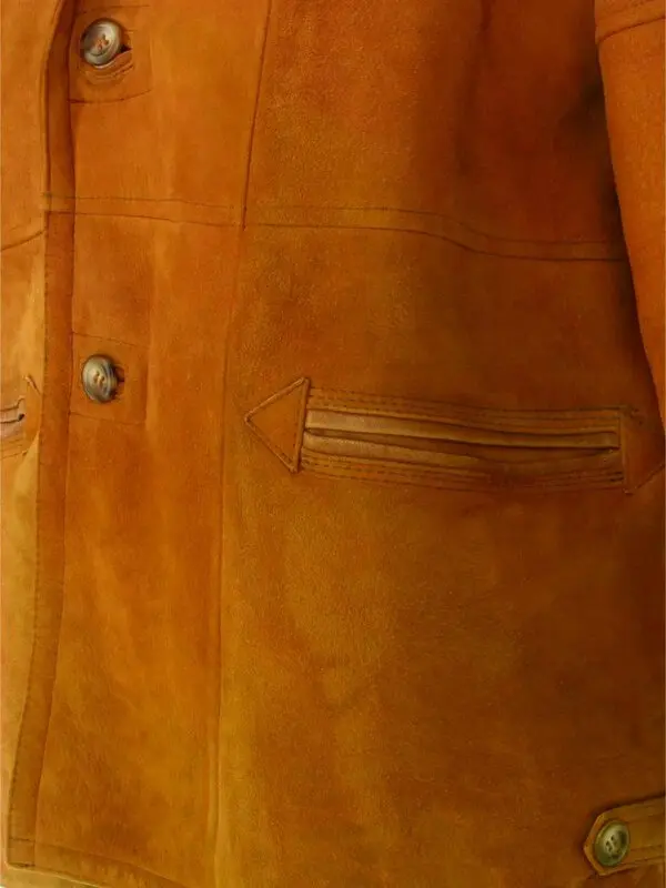 A.N.G.E.L.O. VINTAGE CULT 1980s Shearling-trim Coat - Brown