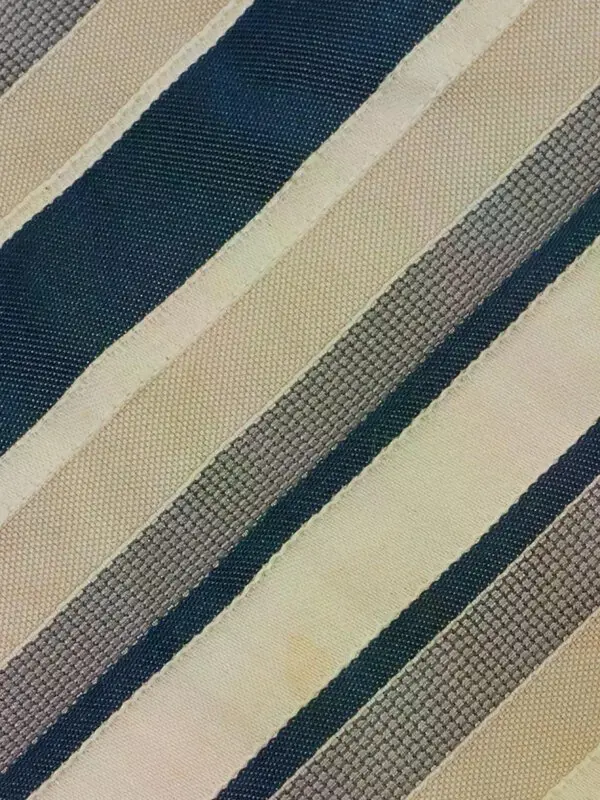 BOSS Diagonal Stripe Silk Tie - Blue