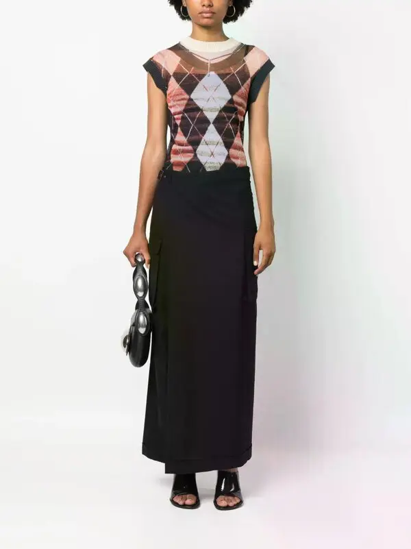 JEAN PAUL GAULTIER 2000s Wrap-design Trouser Skirt