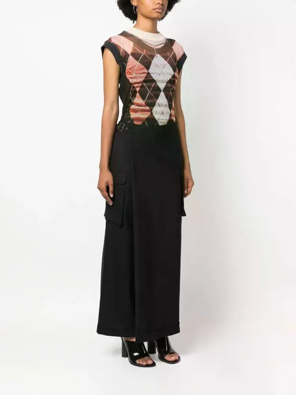 JEAN PAUL GAULTIER 2000s Wrap-design Trouser Skirt