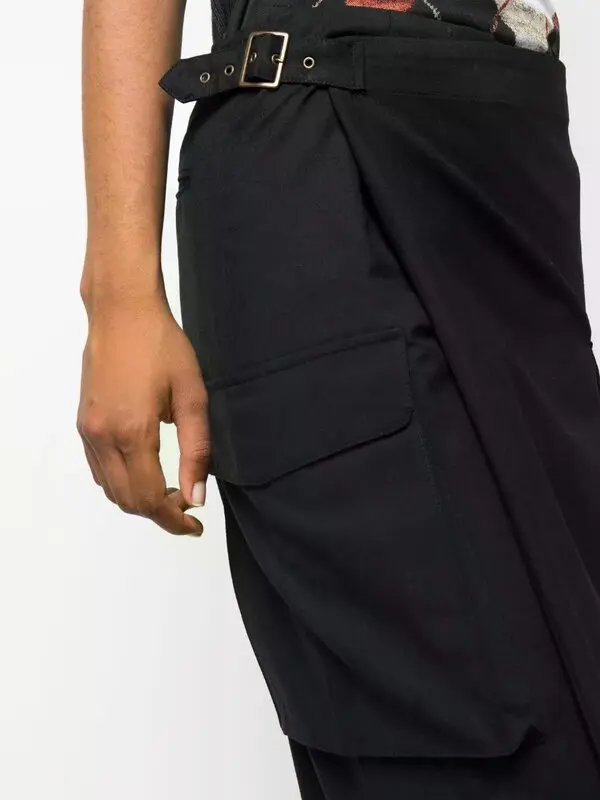 JEAN PAUL GAULTIER 2000s Wrap-design Trouser Skirt