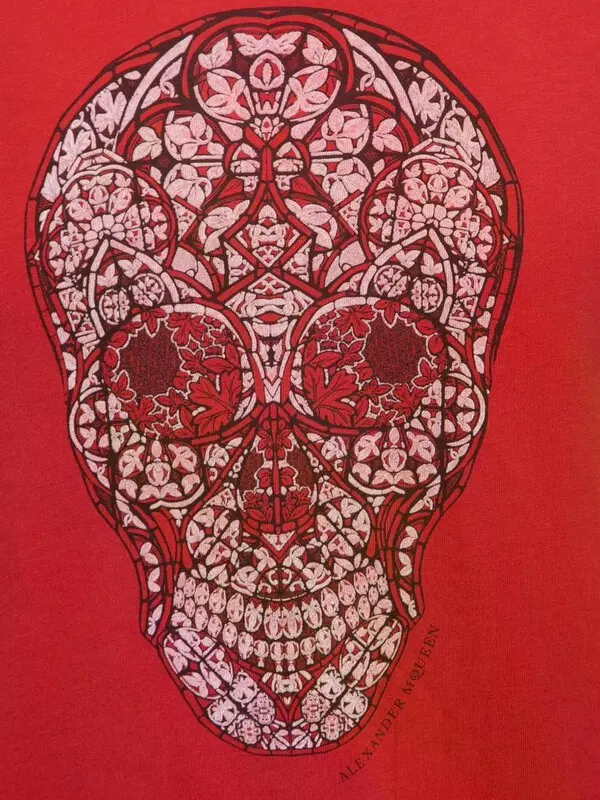 Alexander McQueen Skull-mosaic T-shirt