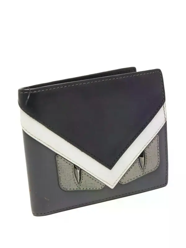 Fendi Bugs Eyes Bi-fold Wallet