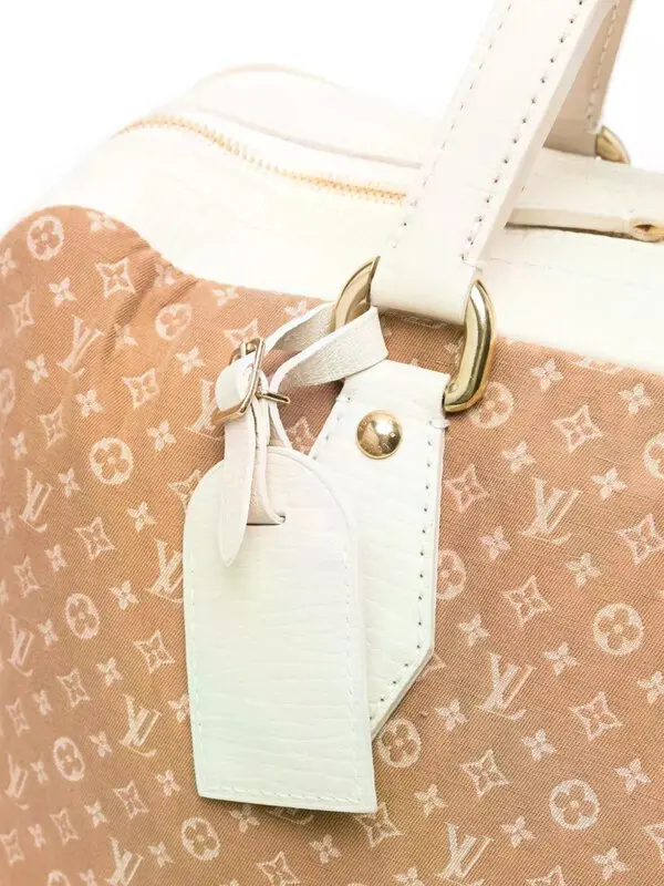 LOUIS VUITTON 2005 Mini Lin Initiales Isfahan Tote Bag