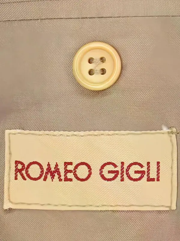 ROMEO GIGLI 1990s Single-breasted Wool Coat