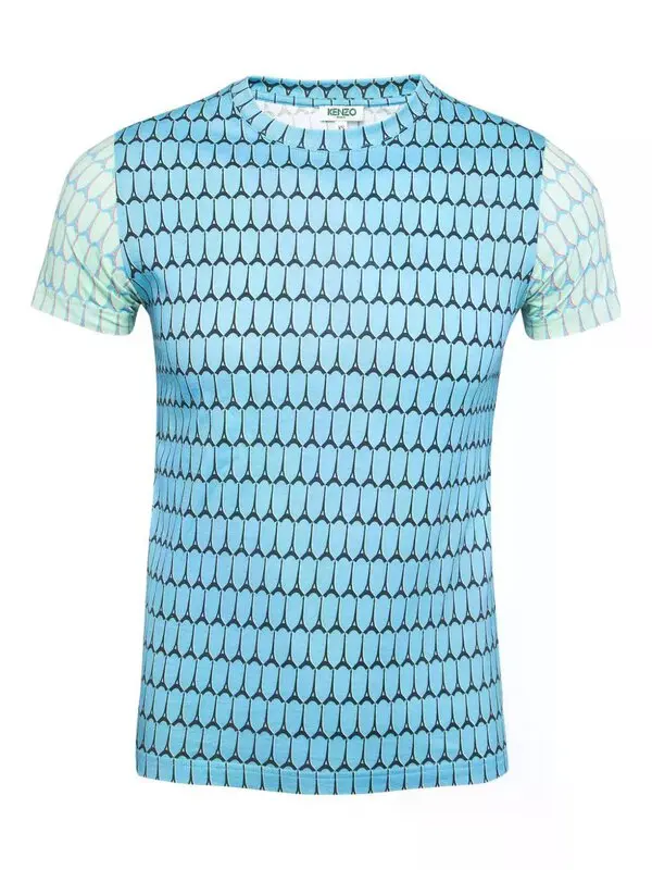 Kenzo Shield-pattern Cotton T-shirt