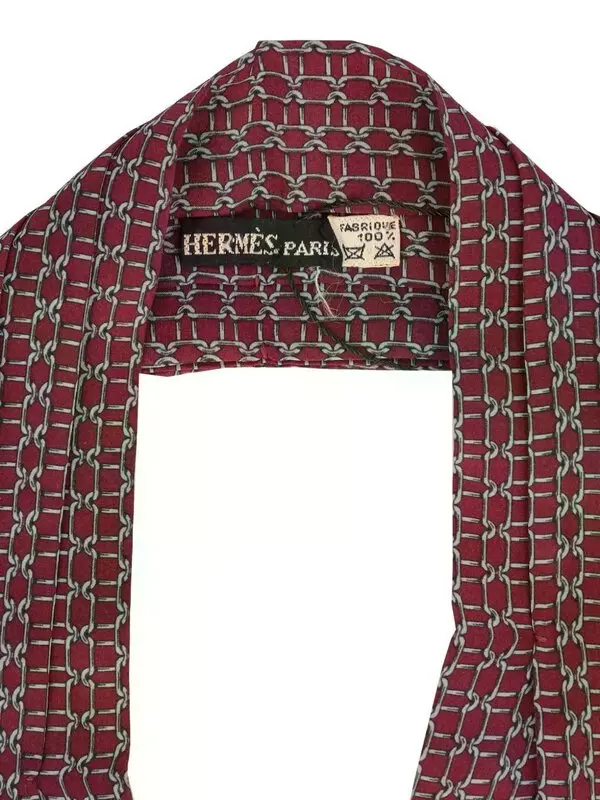 Hermès Patterned Scarf