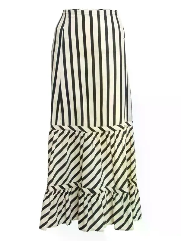 Sportmax Striped Maxi Skirt