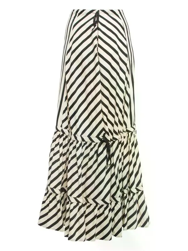 Sportmax Striped Maxi Skirt