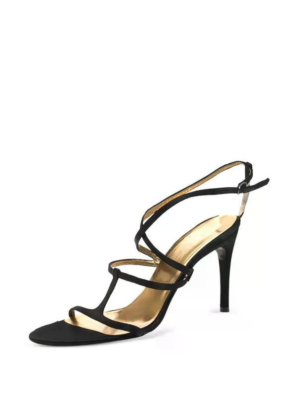 Dolce & Gabbana Strappy Satin Sandals