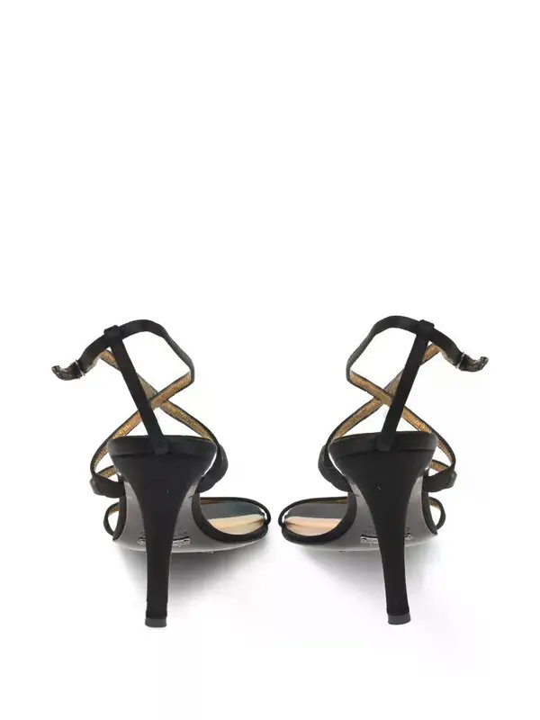 Dolce & Gabbana Strappy Satin Sandals