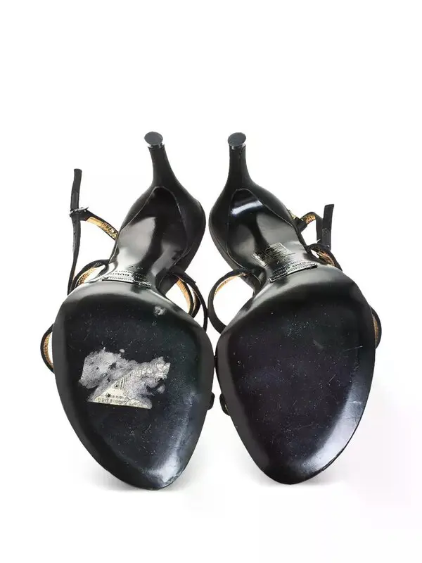 Dolce & Gabbana Strappy Satin Sandals