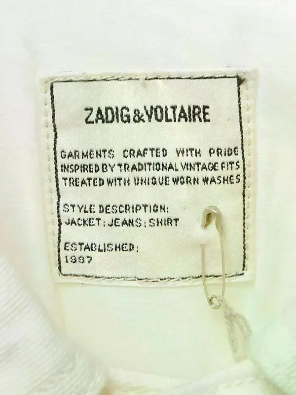 Zadig&Voltaire Four-pocket Denim Jacket