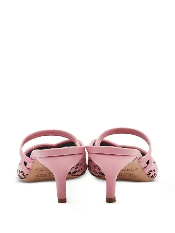 MALONE SOULIERS Leather Heeled Mules