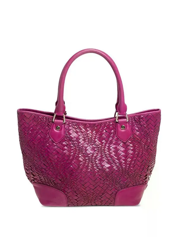 Cole Haan Woven Leather Tote Bag