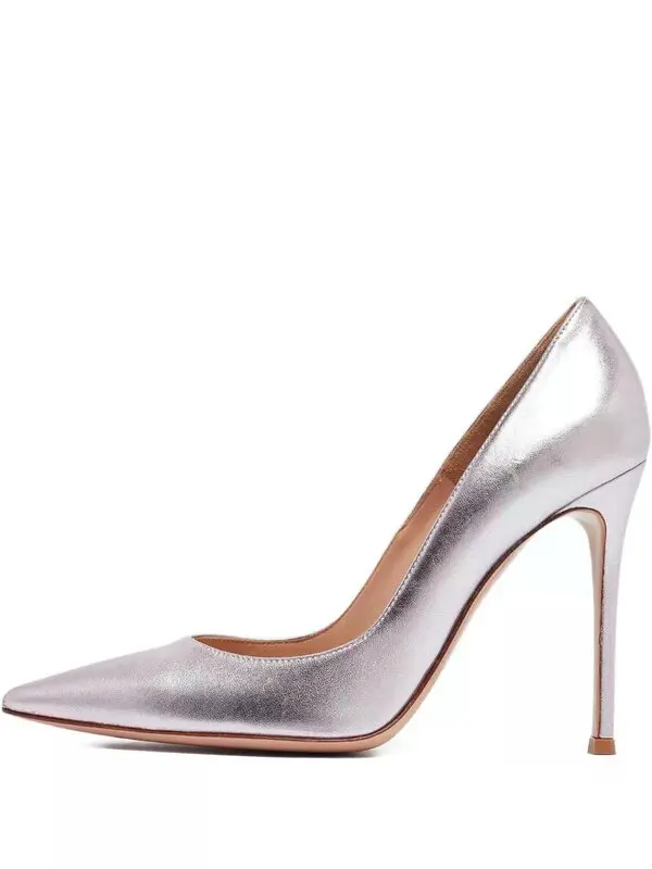 GIANVITO ROSSI 105mm Leather Pumps