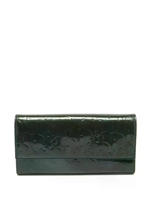 Dior Oblique-monogram Wallet - Green
