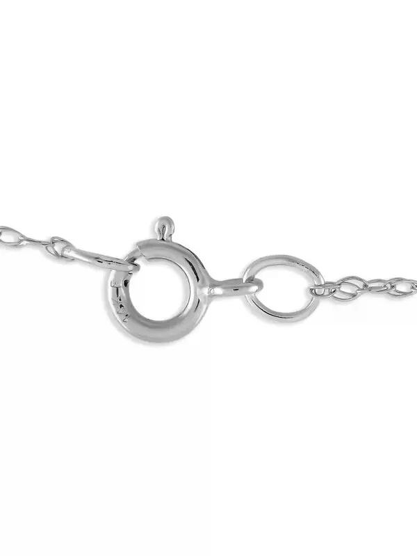 LB EXCLUSIVE 14k White Gold Diamond And Ruby Necklace