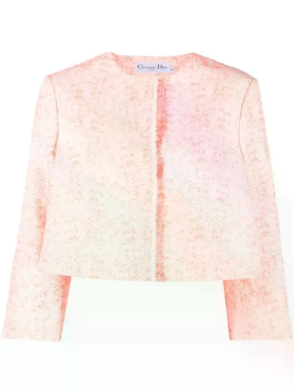Dior 2010s Bouclé Cropped Jacket