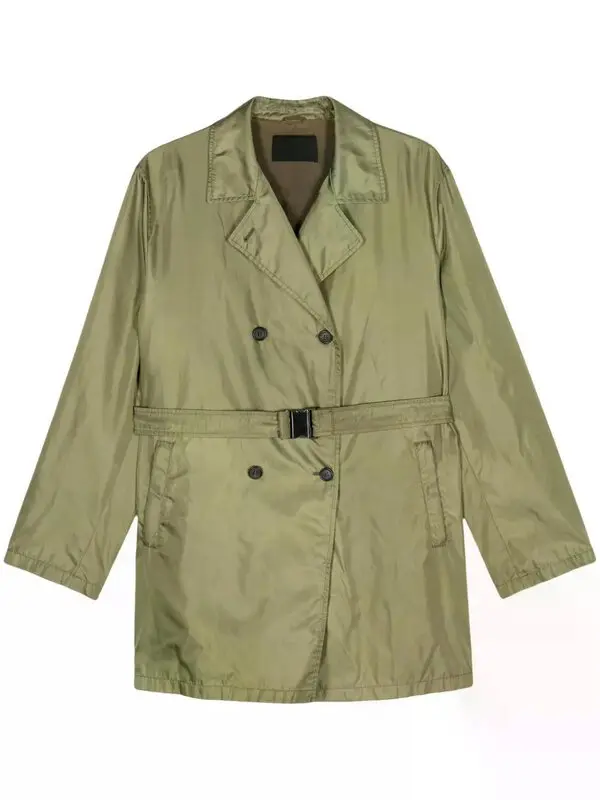 Prada 2000s Double-breasted Trench Coat