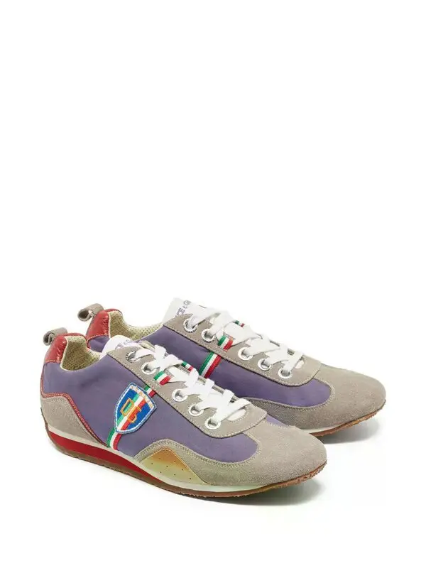 Dolce & Gabbana Logo-embroidered Leather Sneakers