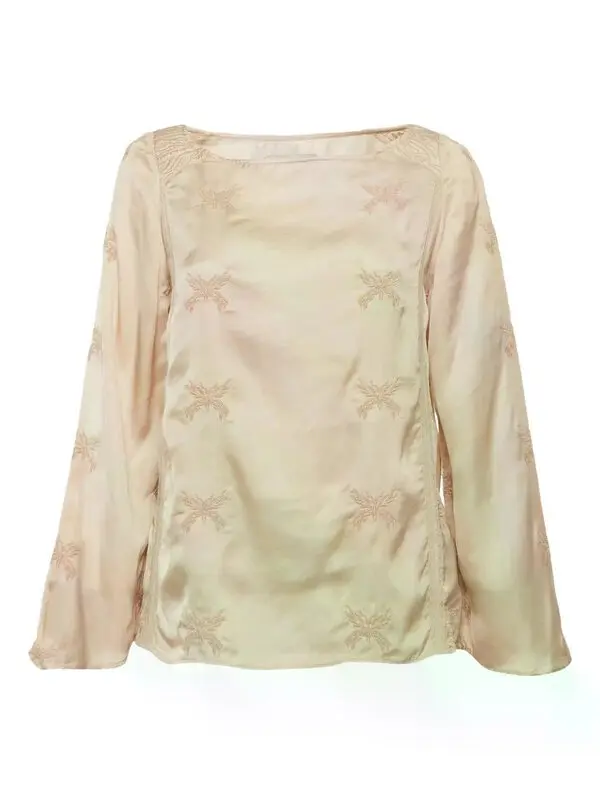 Zadig&Voltaire Embroidered Bell-sleeve Blouse