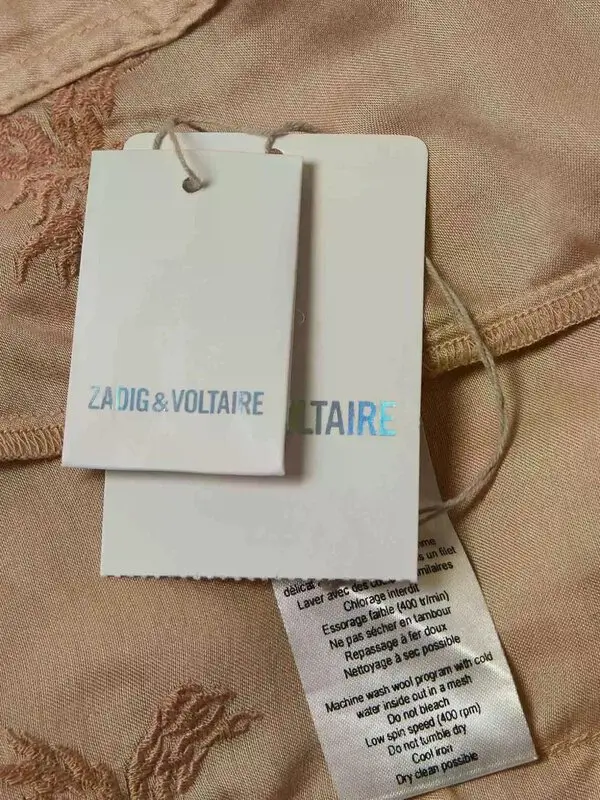 Zadig&Voltaire Embroidered Bell-sleeve Blouse