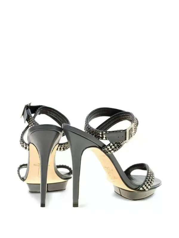 GINA 120mm Crystal-embellished Sandals