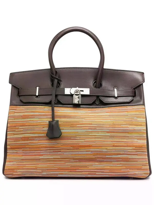 Hermès 2003 Birkin 35 Vibrato Bag - Brown