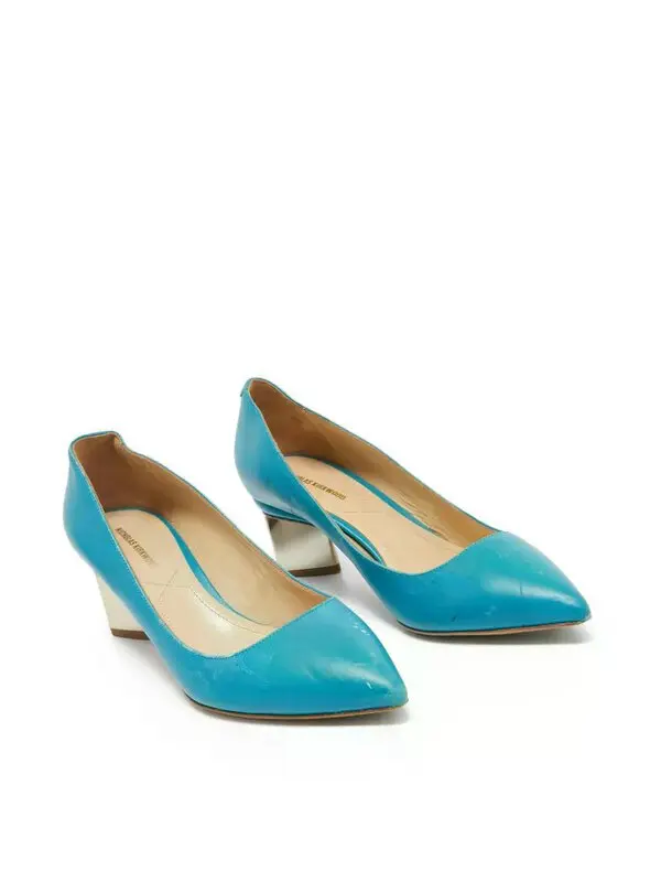 NICHOLAS KIRKWOOD Leather Heeled Pumps