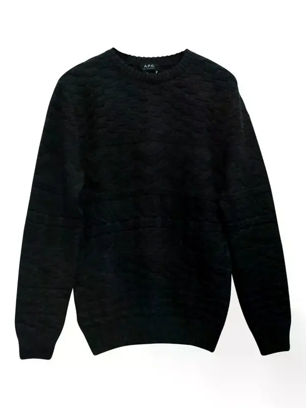 A.p.c. Wool Crew Neck Sweater - Grey