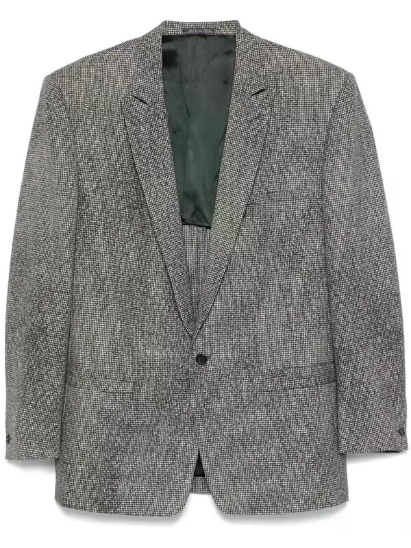 Versace 1980s Houndstooth Blazer