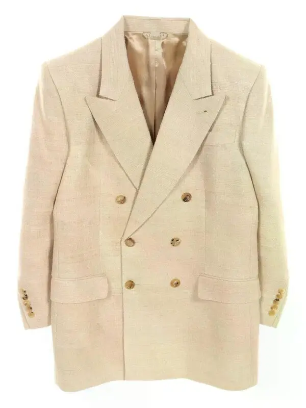 Gucci 2010s Double-breasted Blazer - Neutrals