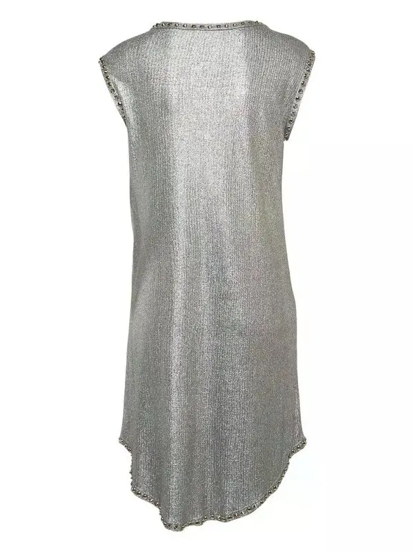 Just Cavalli Metallic-effect Midi Dress