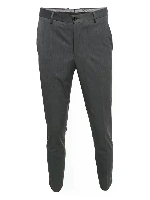 Giorgio Armani Virgin Wool Straight-leg Trousers
